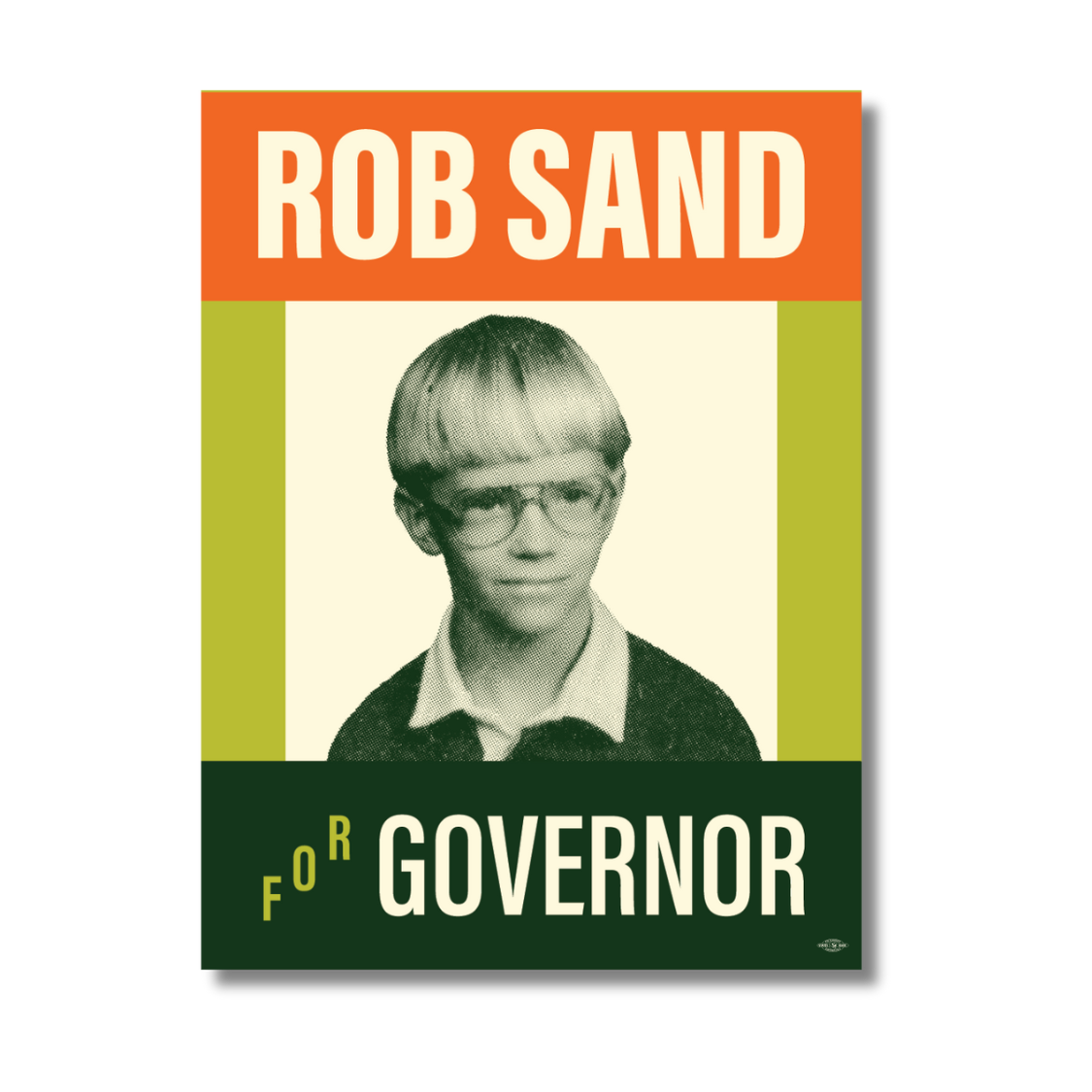 Throwback Rob Sand Sticker – Rob Sand for Governor